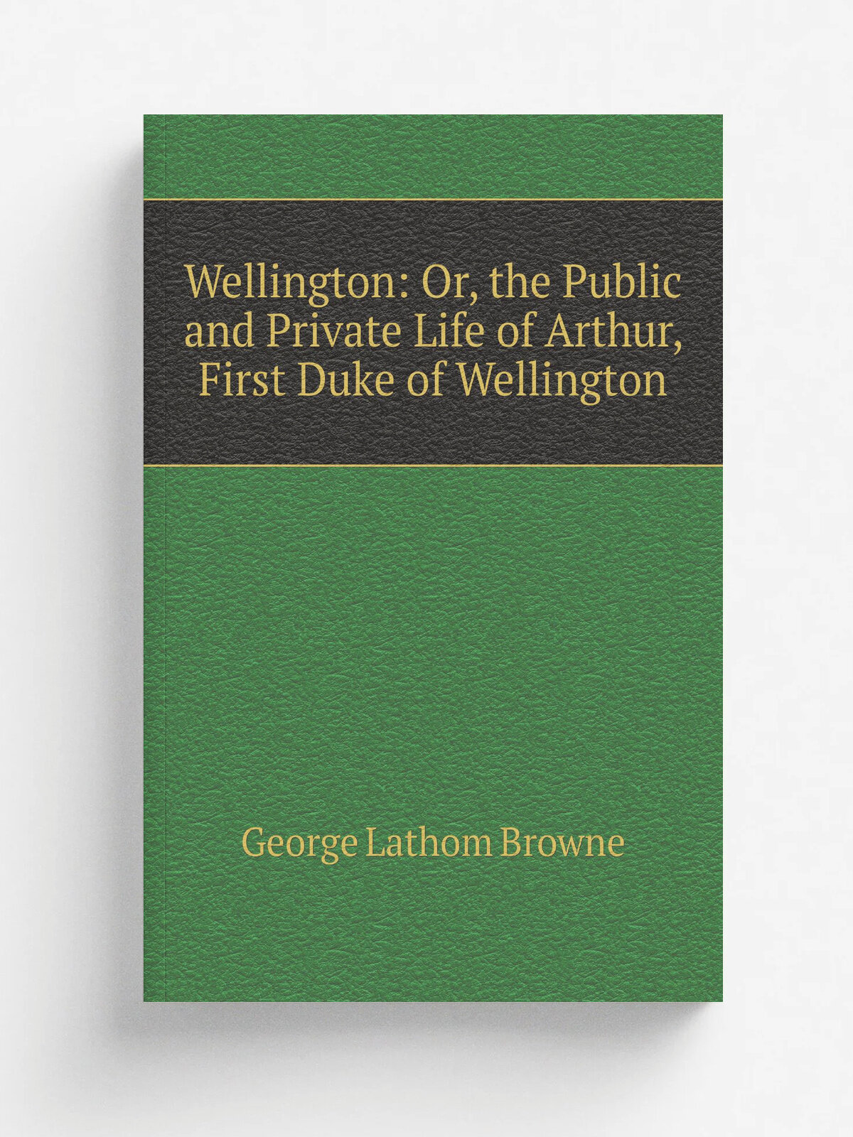 Wellington: Or, the Public and Private Life of Arthur, First Duke of Wellington
