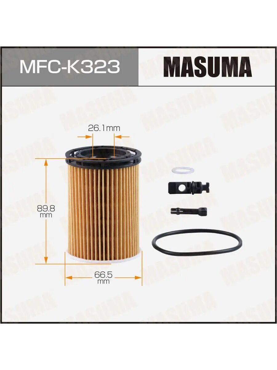 Фильтр масляный для а/м GENESIS GV70 21-, GV80 20- 2.5L G4KR, арт. MFCK323