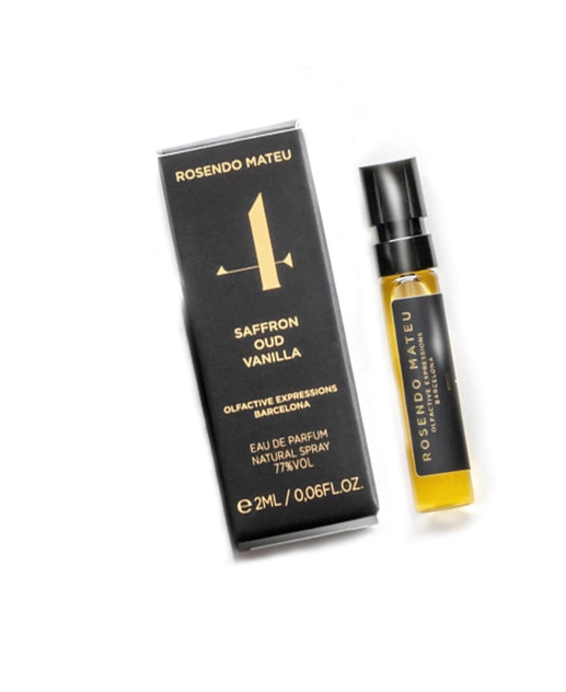 Пробник Rosendo Mateu Saffron Oud Vanilla 2 мл - духи Розендо Матеу 4 Шафран Уд Ваниль для женщин и мужчин
