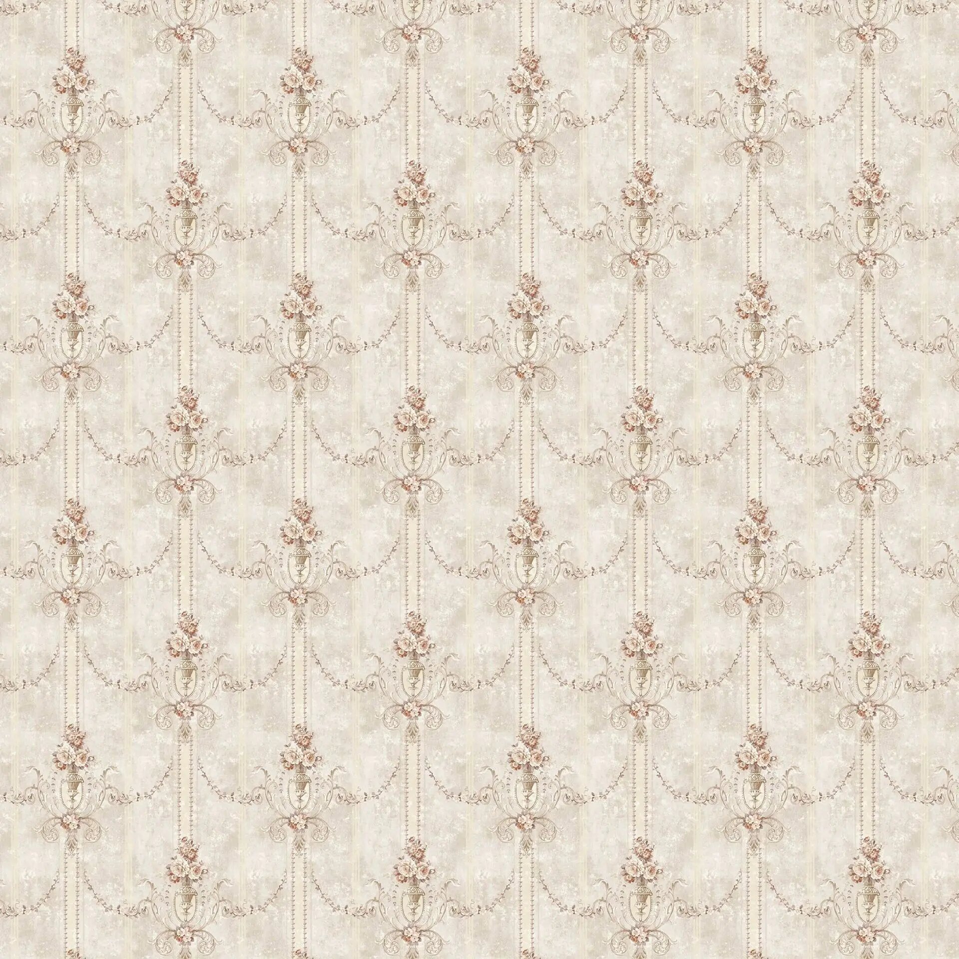 Бежевые обои для кукольного домика A1-36x48cm