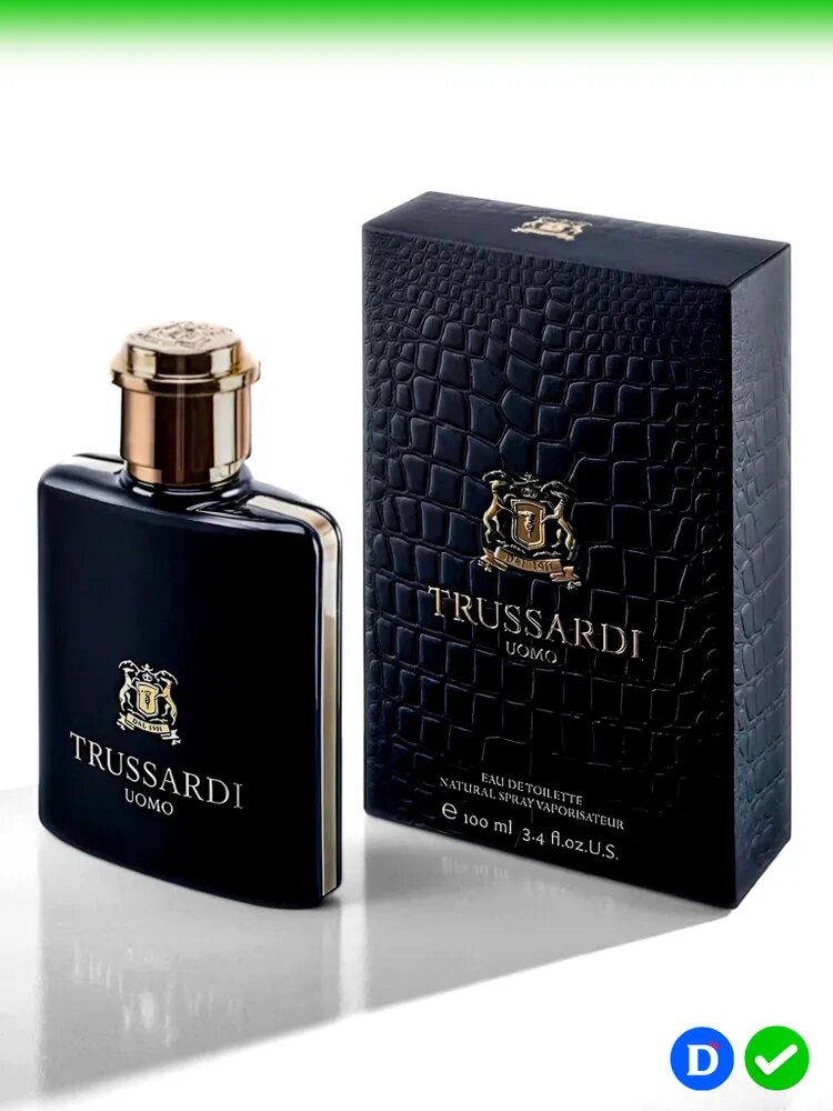 Uomo Trussardi /100мл / Туалетна вода для мужчин Уомо