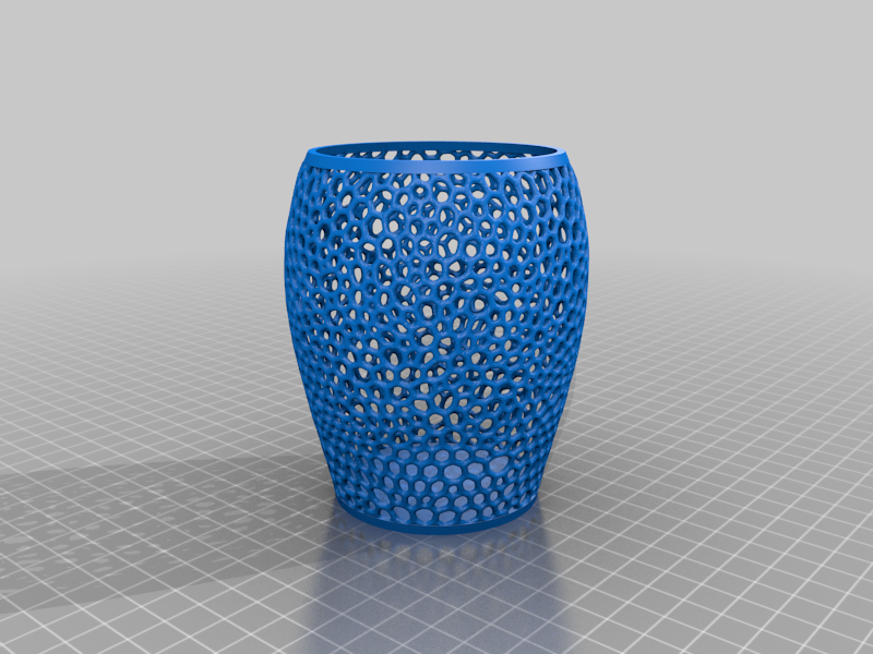 Ваза декоративная в стиле Вороного, 3D-печать, 3DOPRU арт. VASE-TV-2728124