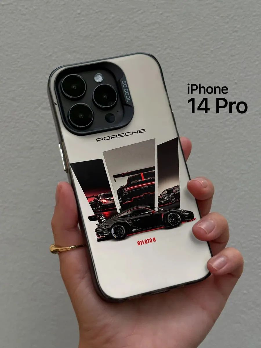 Чехол на iPhone 14 Pro porsche