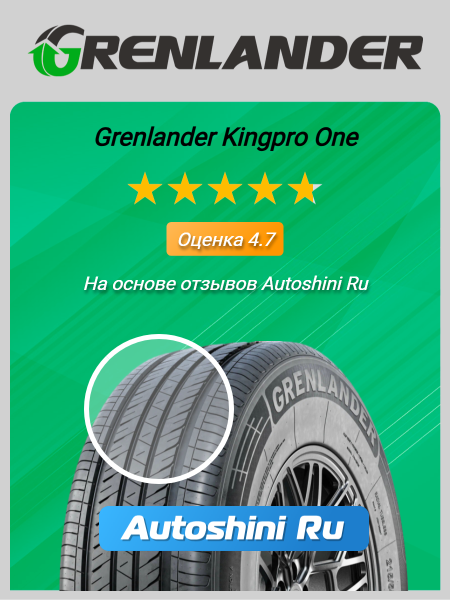 Шины летние Grenlander Kingpro One 175/70 R13 82T — фото 1