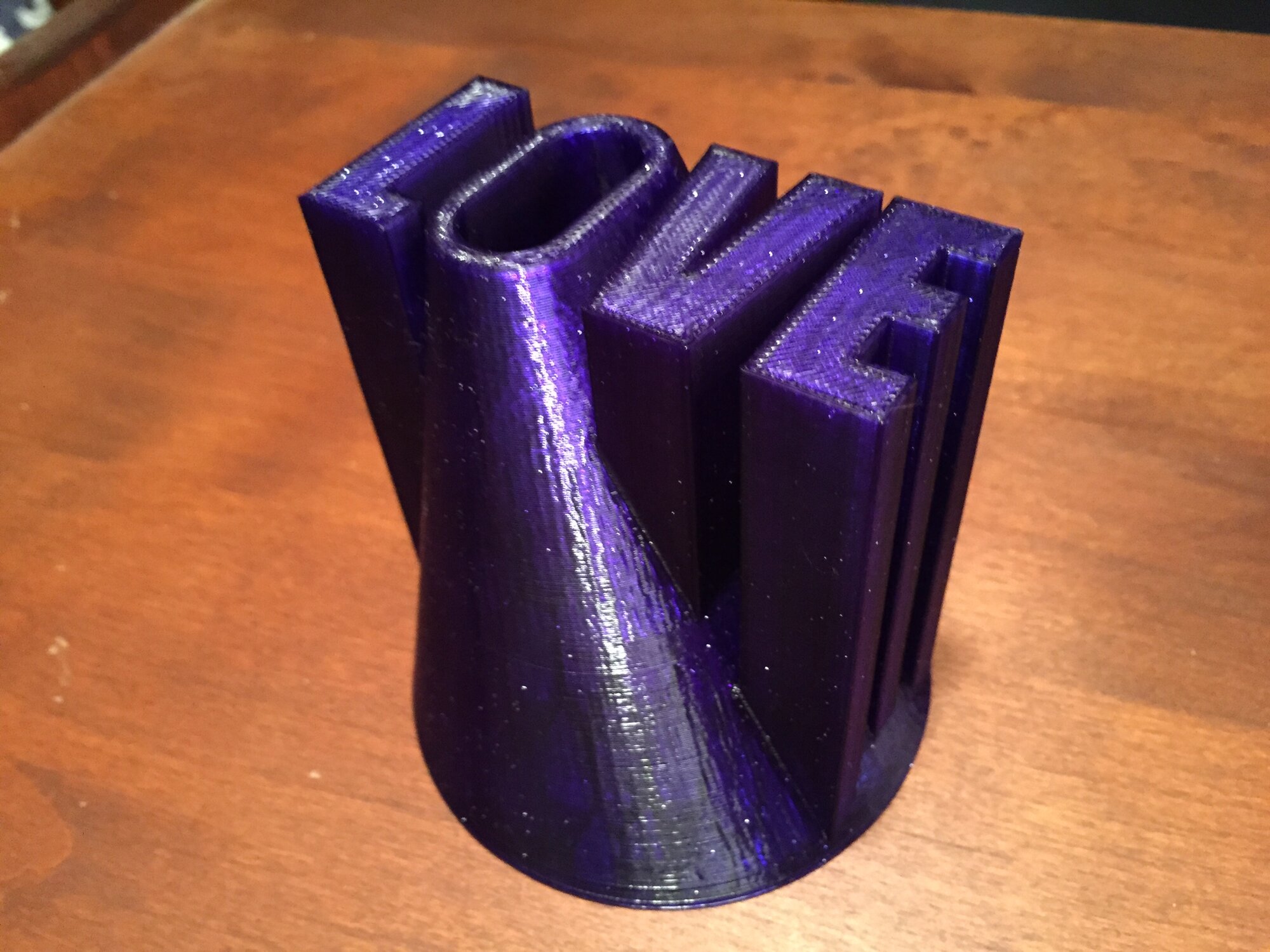 Ваза декоративная дизайнерская, 3D-печать, 3DOPRU арт. VASE-TV-550460