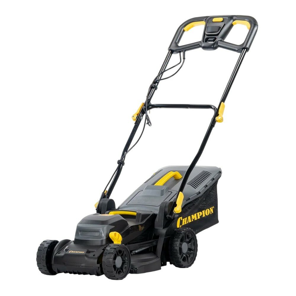 Газонокосилка роторная Champion EM3414 Black