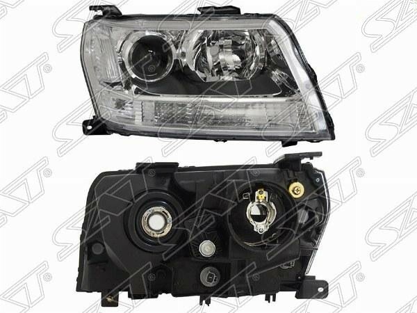Фара SAT ST-218-1135HR Suzuki Escudo 05-17, Grand Vitara 05-16 справа/ Ксенон/Галоген/ С электрокорректором/ 5D
