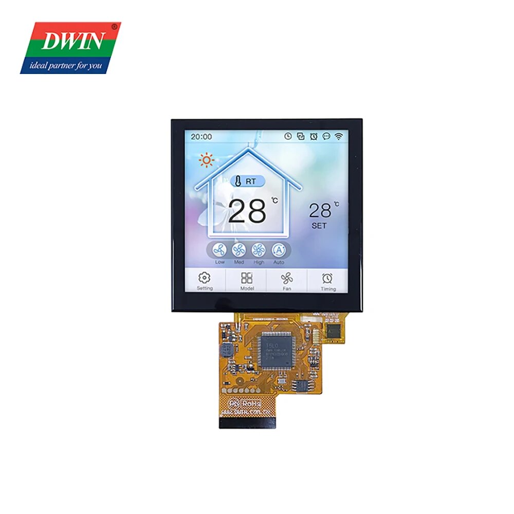 DWIN 4" IPS Черный дисплей с CTP