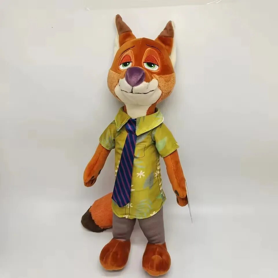 Оригинальная плюшевая игрушка Disney Zootopia, кукла Джуди Ника, кавайная плюшевая аниме-фигурка, украшение для детской комнаты, детские подарки