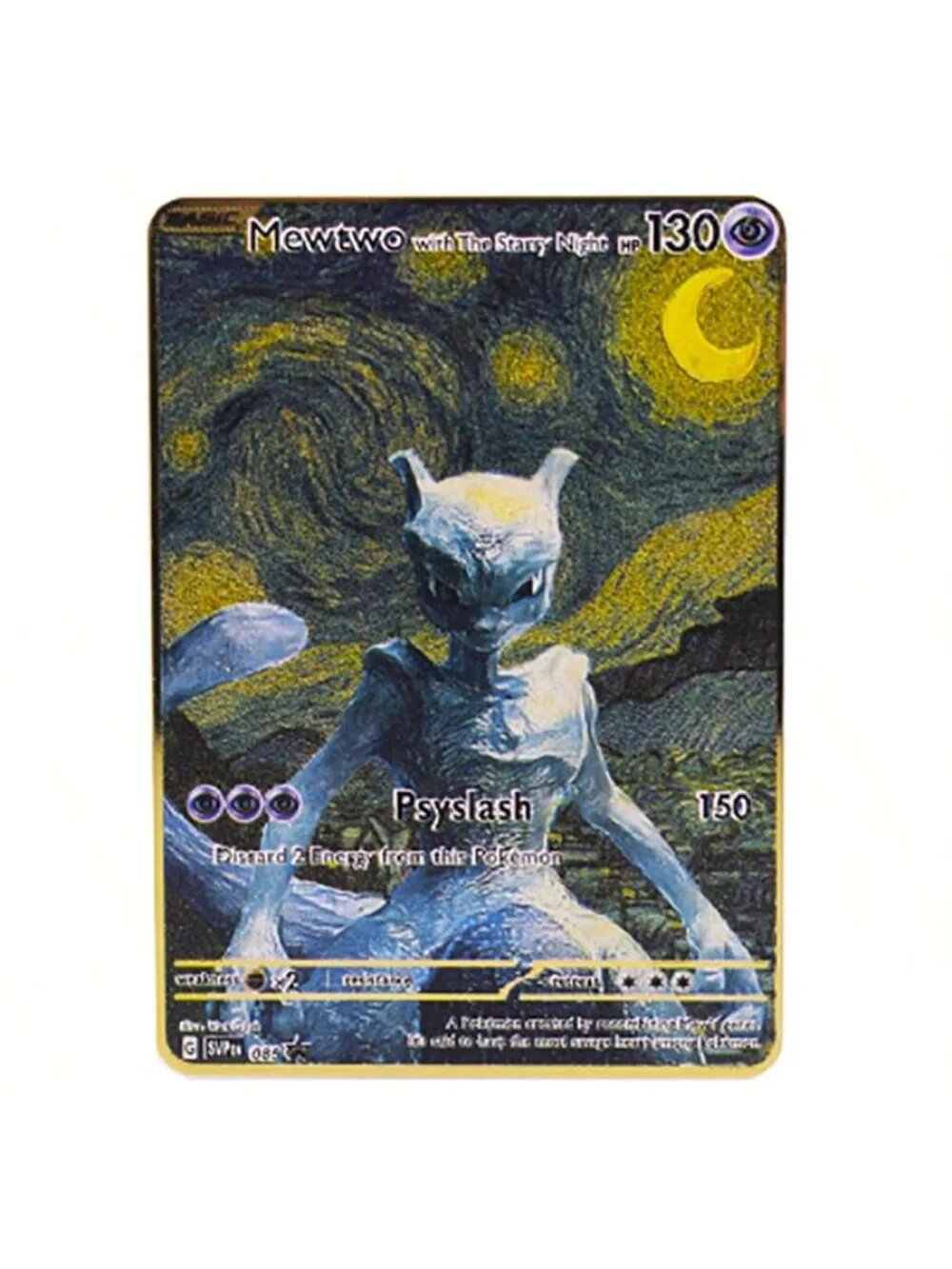 Mewtwo с луной, Pokémon карта, Цвет: in-16