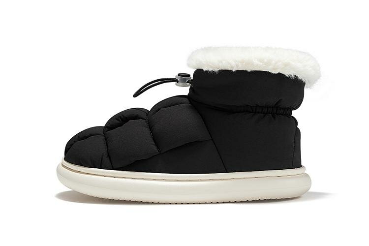 Утепленные ботинки женские FEIYUE Tofu, черные, водонепроницаемые 37 EU