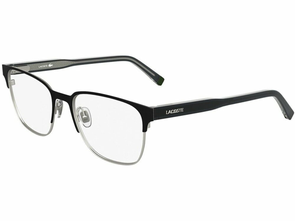 Оправа LACOSTE L2304 002, тип оправы полуободковая, материал оправы металл, пол мужские, форма оправы овальная
