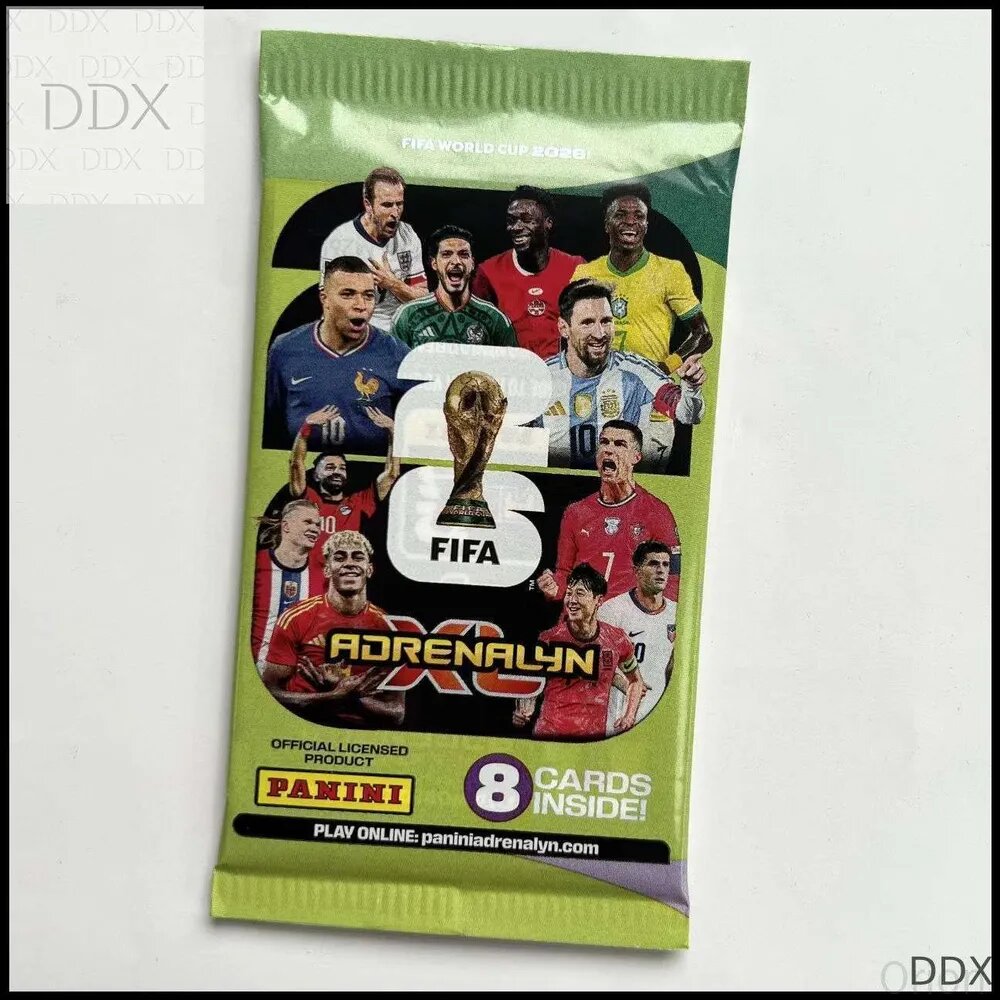 Карточки Панини AXL World Cup 2026 (США/Канада/Мексика) 8 карточек в стике. Футбольные карты.