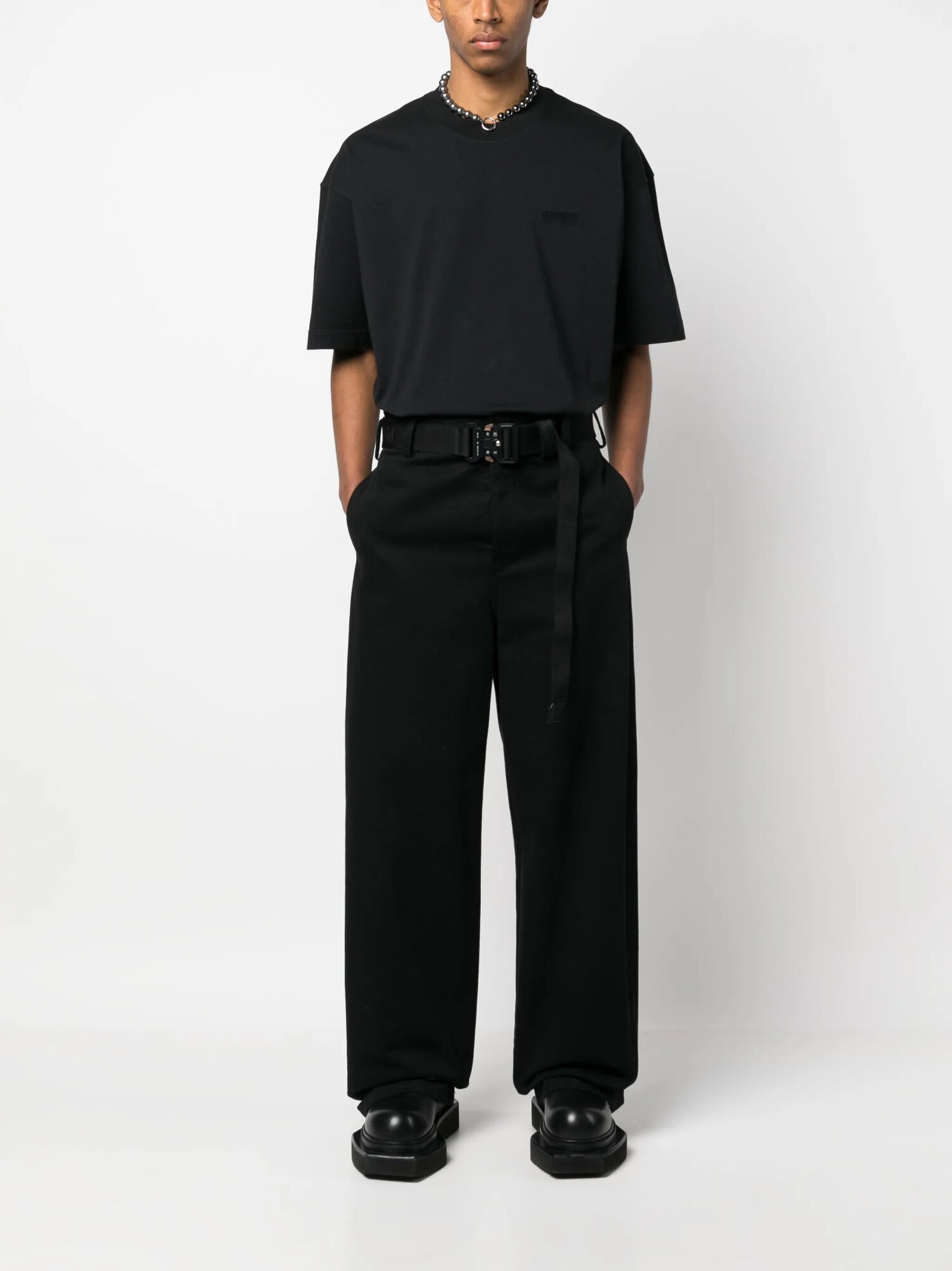 Футболка Vetements, размер XS, black/black — фото 1