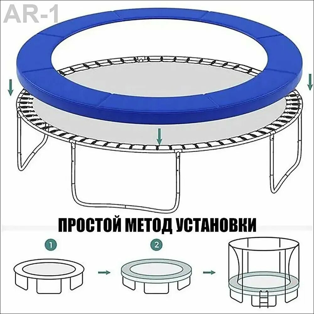 Защитный коврик для края батута-12 футов (366 см)