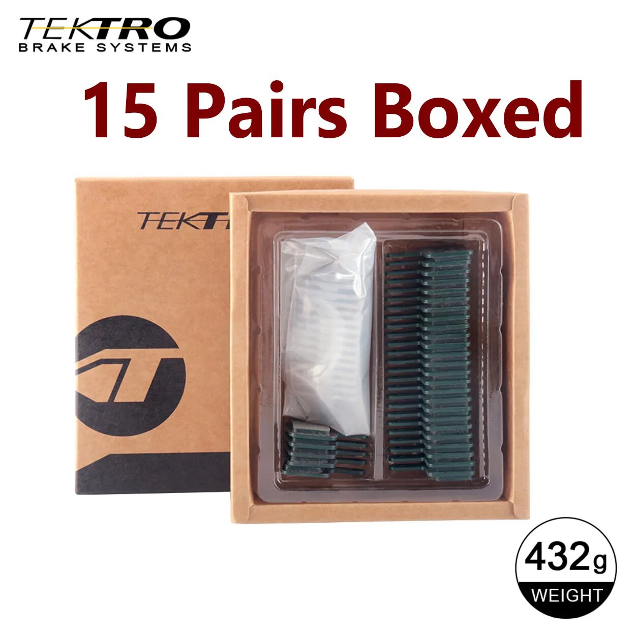 TEKTRO E10.11 Тормозные колодки для велосипеда 15 pairs boxed