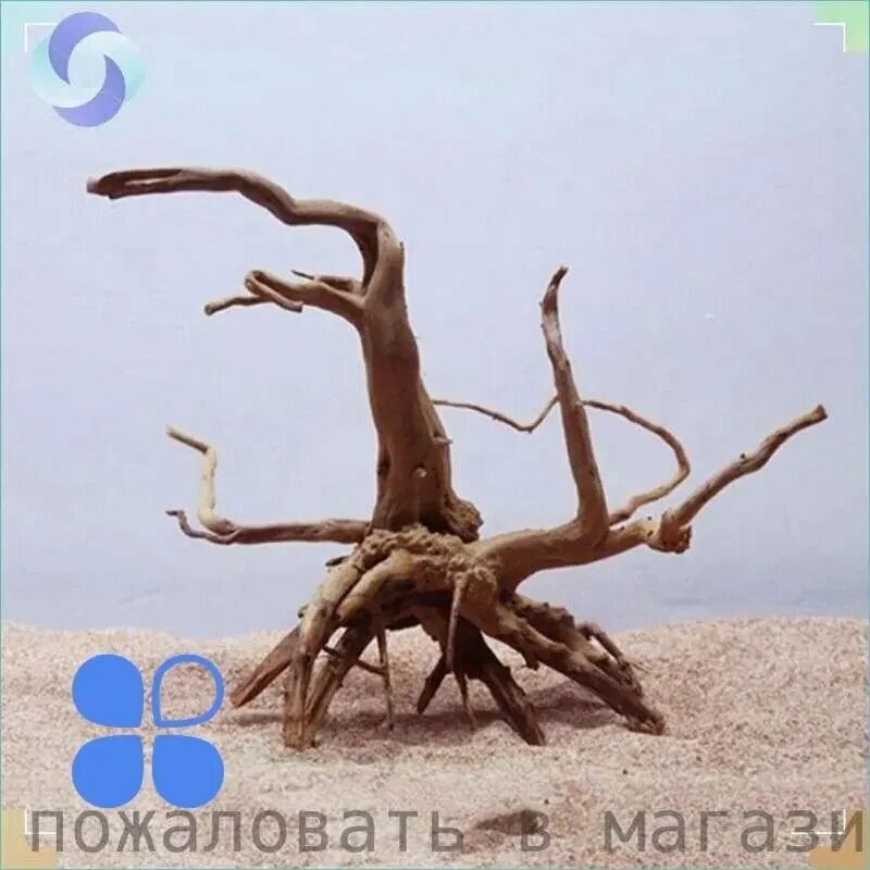 15-20 см Древесина для аквариума для пресноводного декора, натуральная