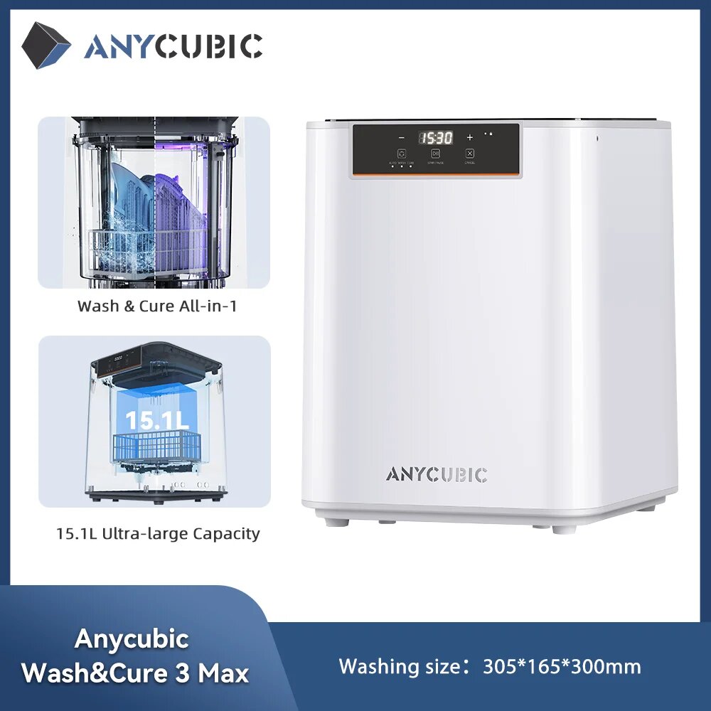 ANYCUBIC DLP SLA LCD смолевой 3D-принтер Photon Mono 2, M5s Pro, 14K Photon Mono M7 Pro, M7, Photon P1, Wash and Cure 3, 3 Plus, Max