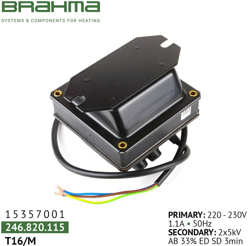 Трансформатор розжига Brahma T16/M 15357001