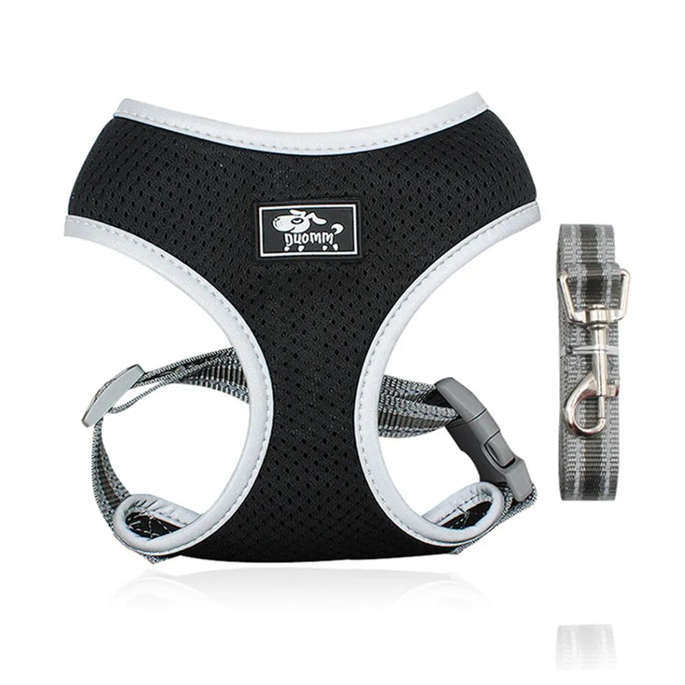Собачья упряжка No-Pull Pet Harness Step-in Воздушная упряжь для собак, Всепогодная