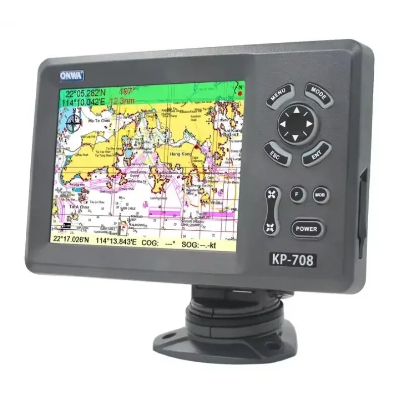 KP-708 7-дюймовый морской GPS-навигатор