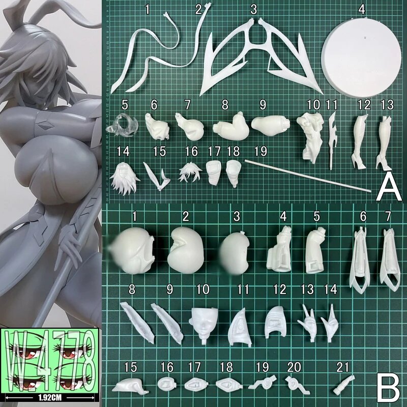 Bandai Shiranui Mizuki 1/6 Белая смоляная модель