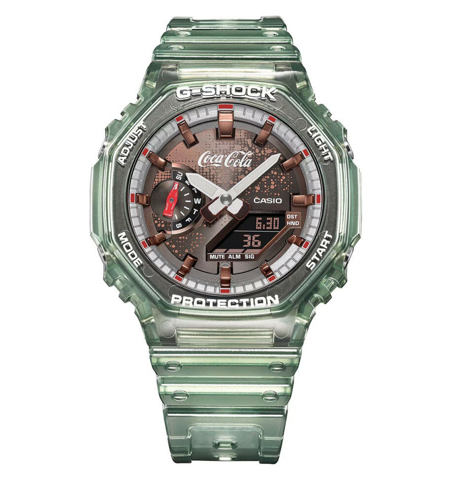Наручные часы CASIO G-Shock, коричневый, зеленый — фото 1