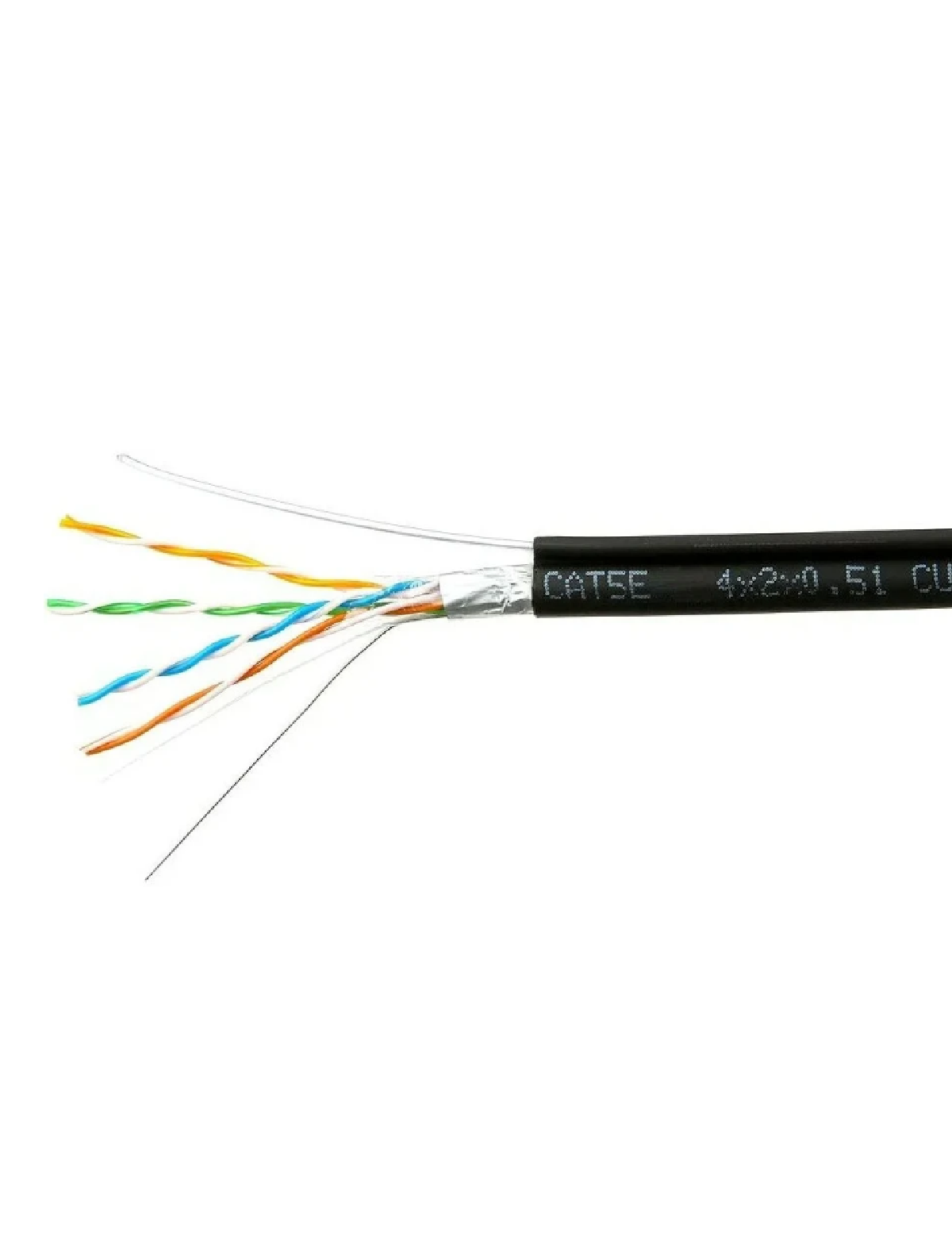 Кабель витая пара F/UTP 5e кат. 4 пары Cablexpert FPC-5051E-4-CU-OUTR outdoor 4x2x0.51, 305м