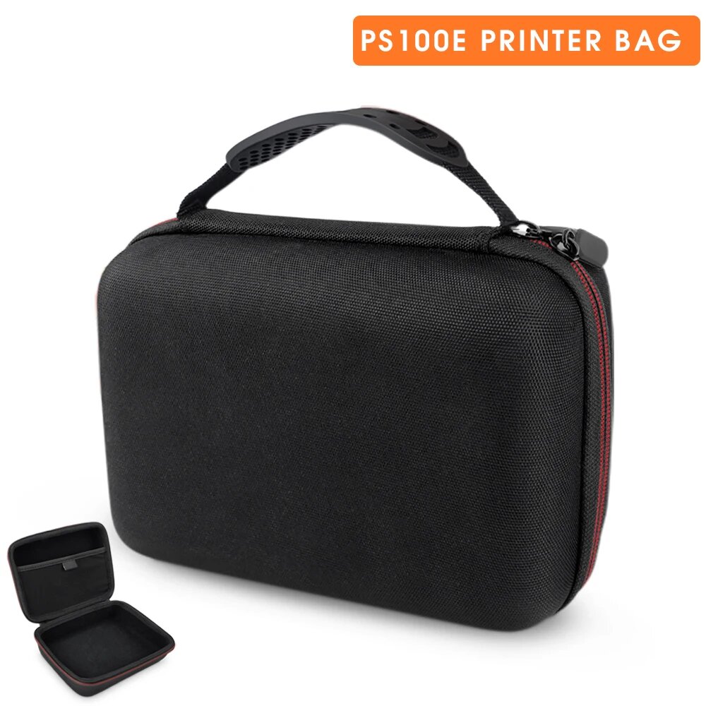 Портативный принтер этикеток PS100E Cartridge King Черный, Европейская вилка (EU Plug), Printer Bag