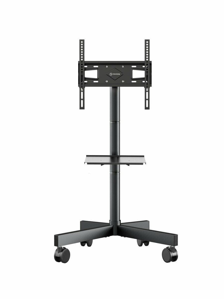 Стойка мобильная ONKRON TS1131 для ТВ 26"-55", макс 40 кг, наклонная, чёрная