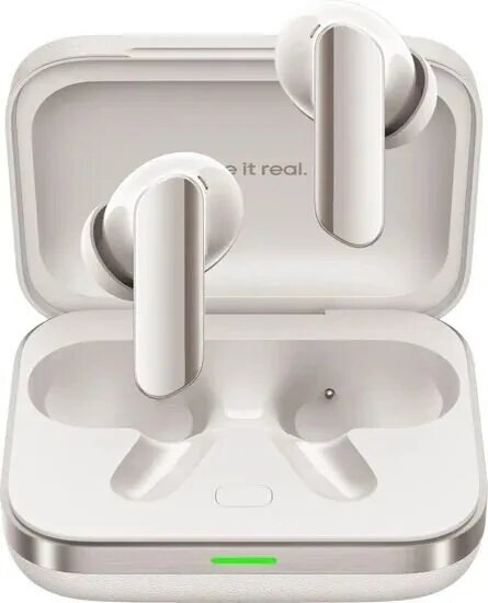 Наушники беспроводные с микрофоном realme Buds Air 7, USB Type-C, белый, игровые, для игр