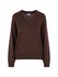 Свитер BRUNELLO CUCINELLI Sequin-embellished V-neck sweater, размер 44, , коричн...