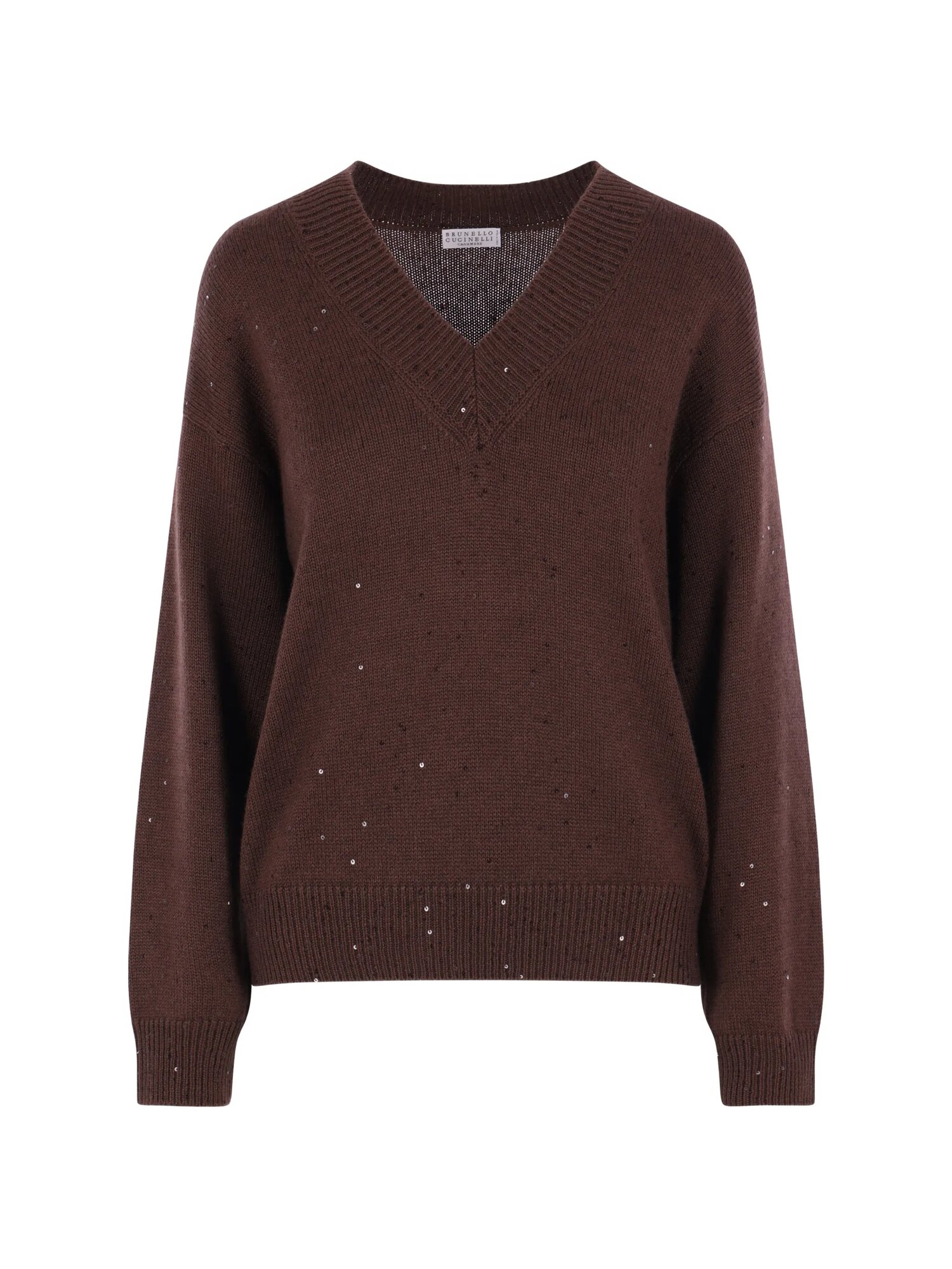 Свитер Sequin-embellished V-neck sweater