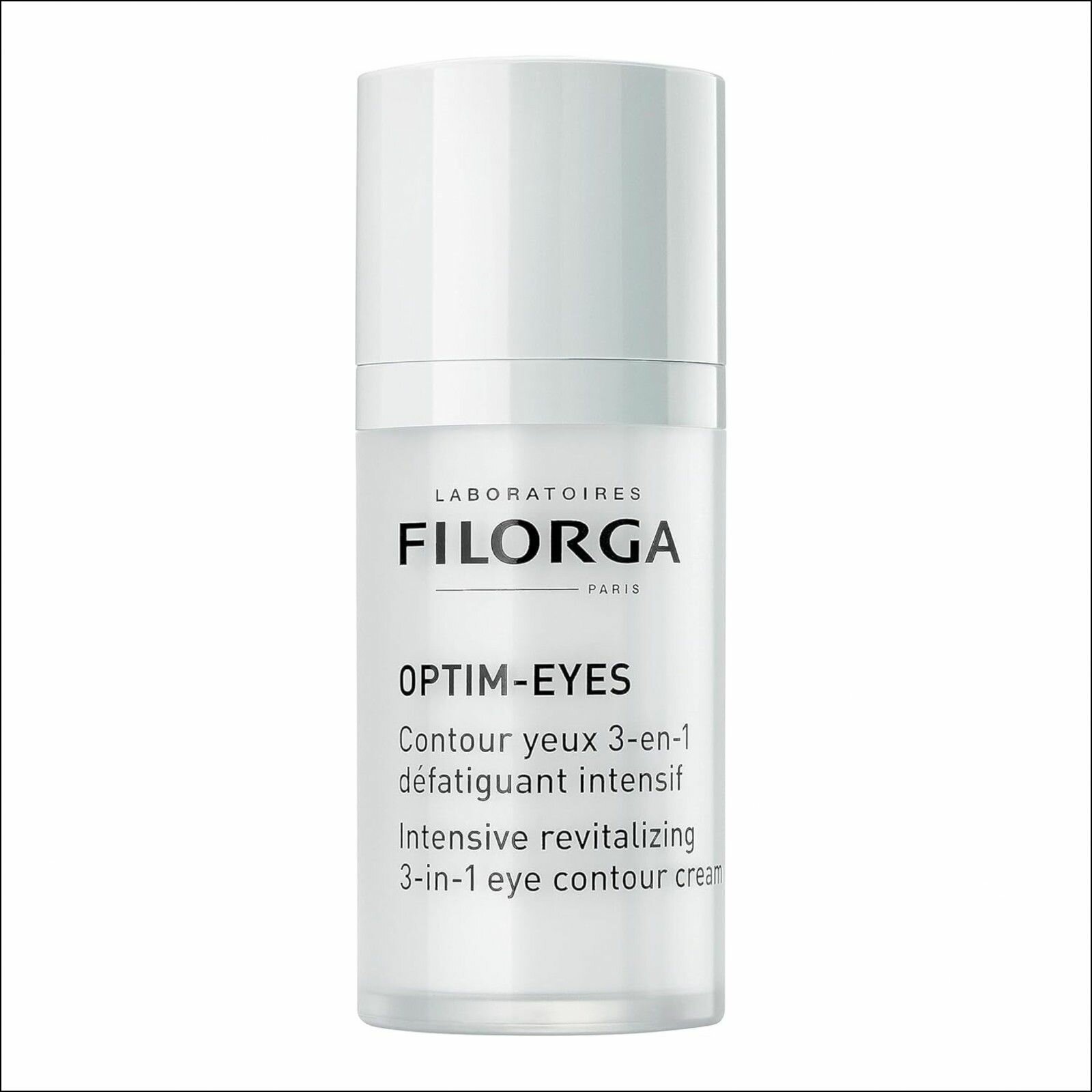 Крем для глаз Filorga Optim-Eyes, восстанавливающий уход 3 в 1 для быстрого уменьшения темных кругов, морщин и отечности вокруг глаз, 15 мл.