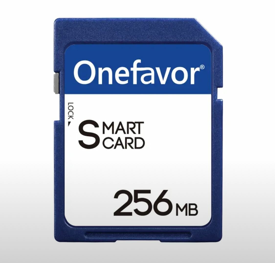 Карта памяти SD 256Mb Onefavor Smart Card для старого оборудования (256Мб)