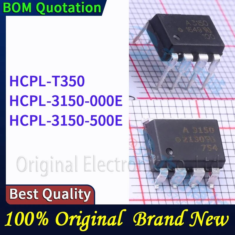 HCPL-T350 HCPL-3150-000E HCPL-3150-500E AT350V A3150 В наличии 48-часовая доставка AT350V