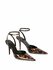Туфли Printed patent leather strappy courts 
