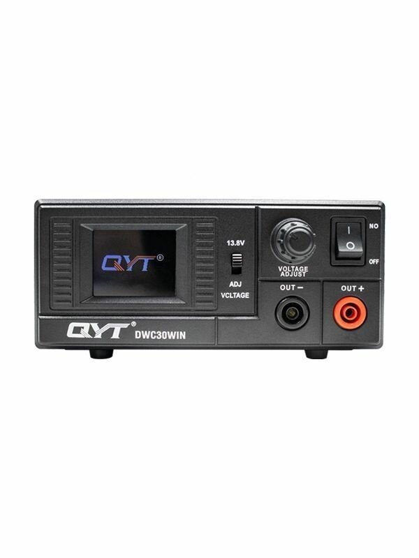 Блок питания QYT DWC30WIN 30А регулируемый 9 15В для радиостанции и рации, с цифровым дисплеем