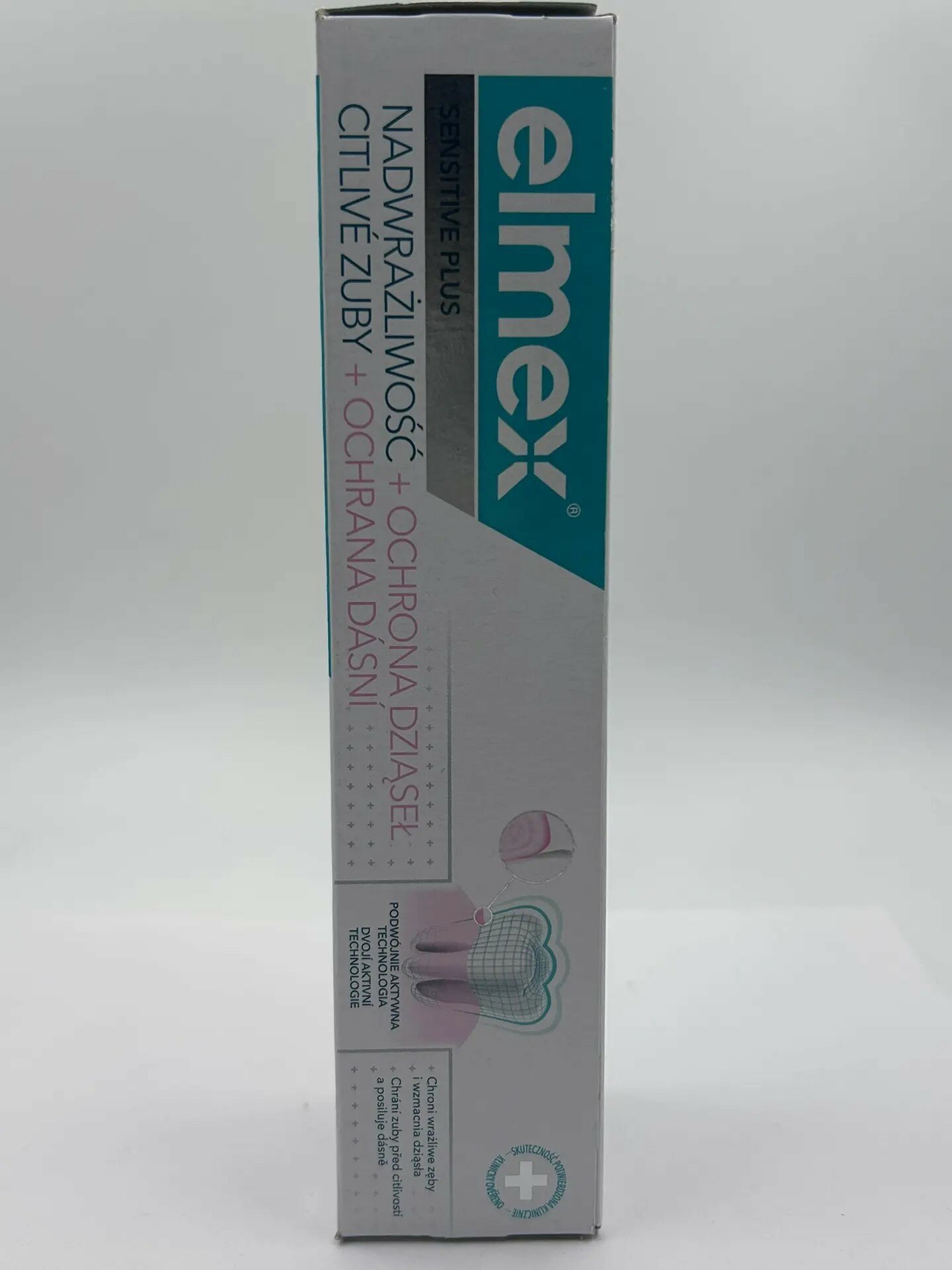 Зубная паста Elmex Sensitive+ Gum Care, с фтором, цинком, для чувствительных зубов, 75 мл