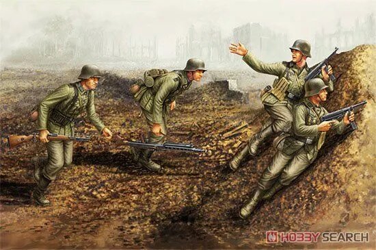 HOBBYBOSS HB 84415 1/35 Немецкая модель 6-й армии Мамаев холм Человеческая форма