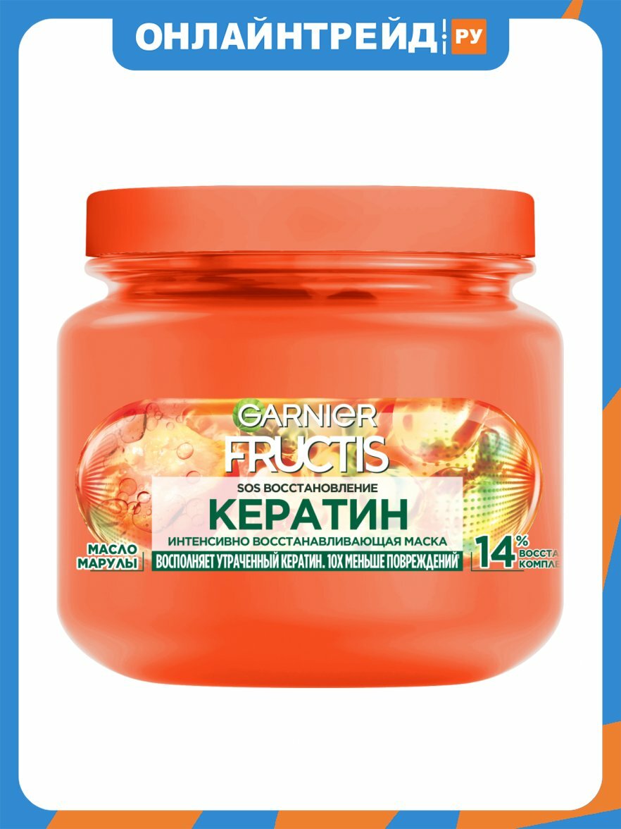 Маска для волос Garnier FRUCTIS SOS Восстановление Кератин, 300 мл