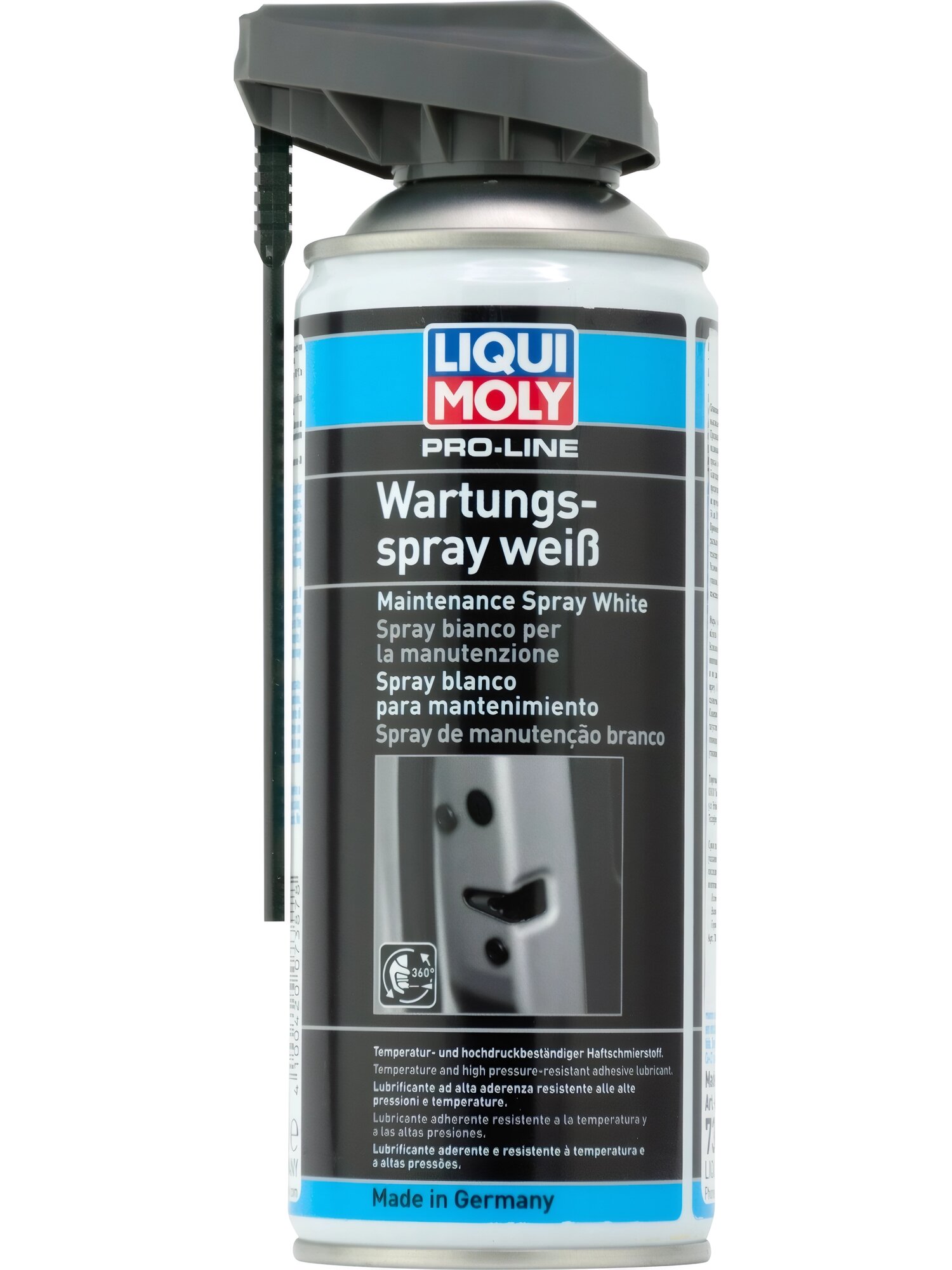 Грязеотталкивающая белая смазка Liqui Moly Pro-Line Wartungs-Spray weiss 0,4л (7387)