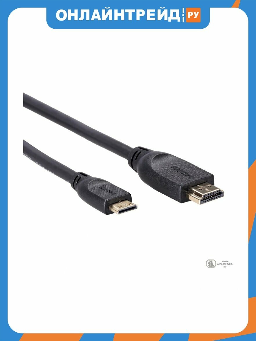 Кабель Vcom HDMI-19M--MiniHDMI-19M ver 2.0 1.8m (CG583-1.8M)