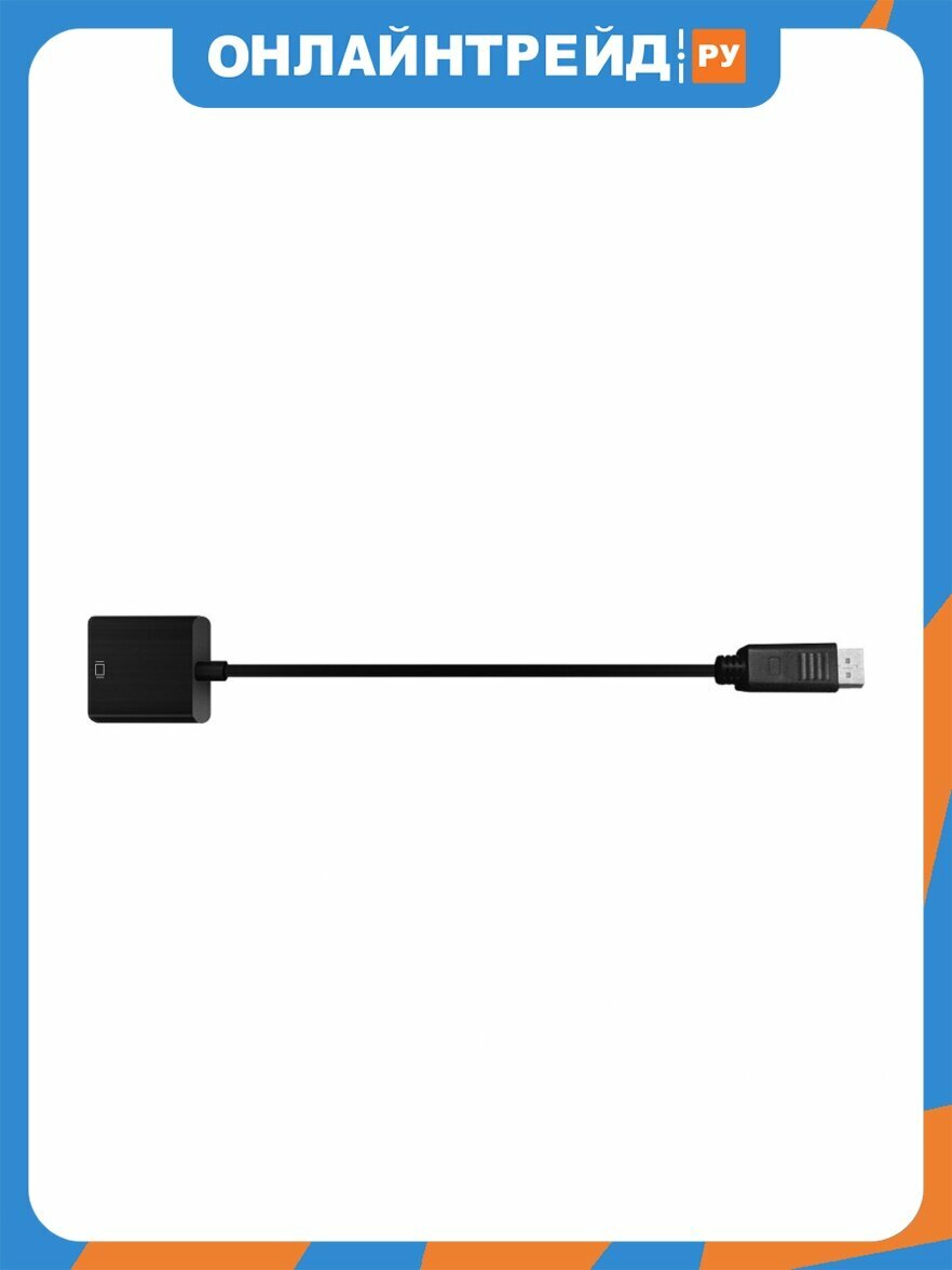 Переходник Bion HDMI - DisplayPort, 19F/20M, 15см, черный (BXP-A-HDMI-DP-02)