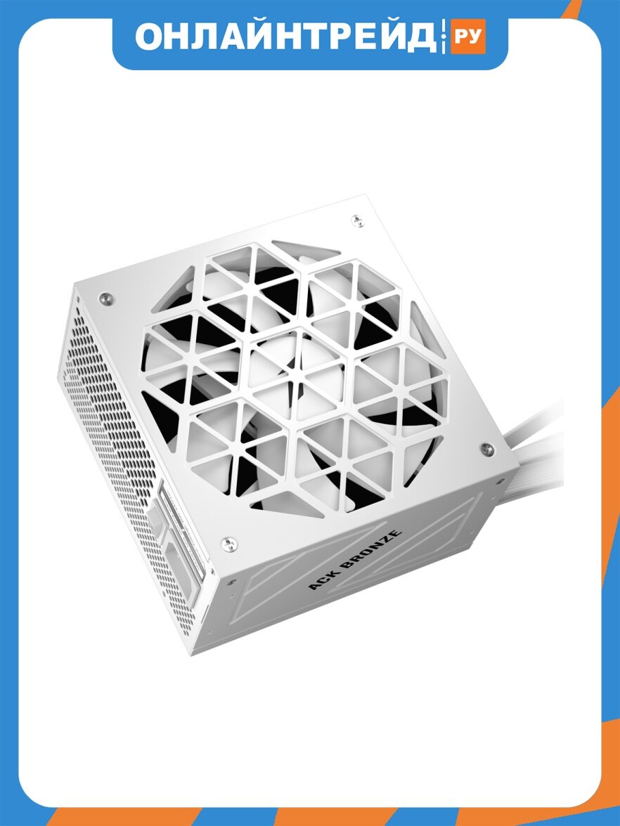 Блок питания 1STPLAYER ACK BRONZE, 750W, 80+ Bronze, ATX 3.1 (HA-750AA2-WH) белый