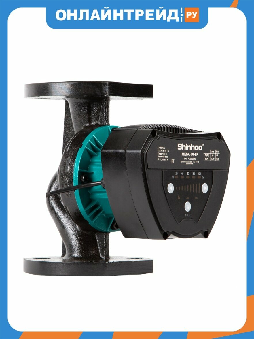 Циркуляционный насос Shinhoo MEGA 40-6F 1x230V