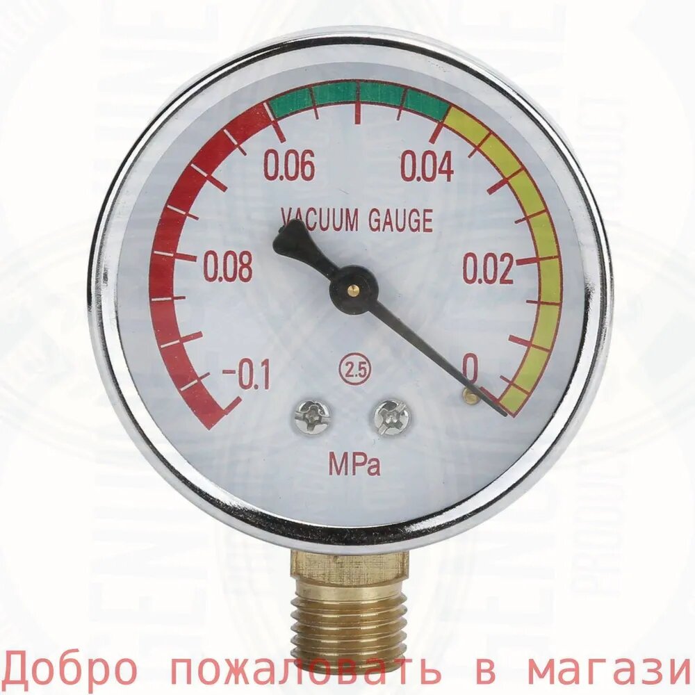 Цифровой манометр для вакуумного насоса до -0.1 МПа, 2" внешняя резьба, аксессуары для доильных машин