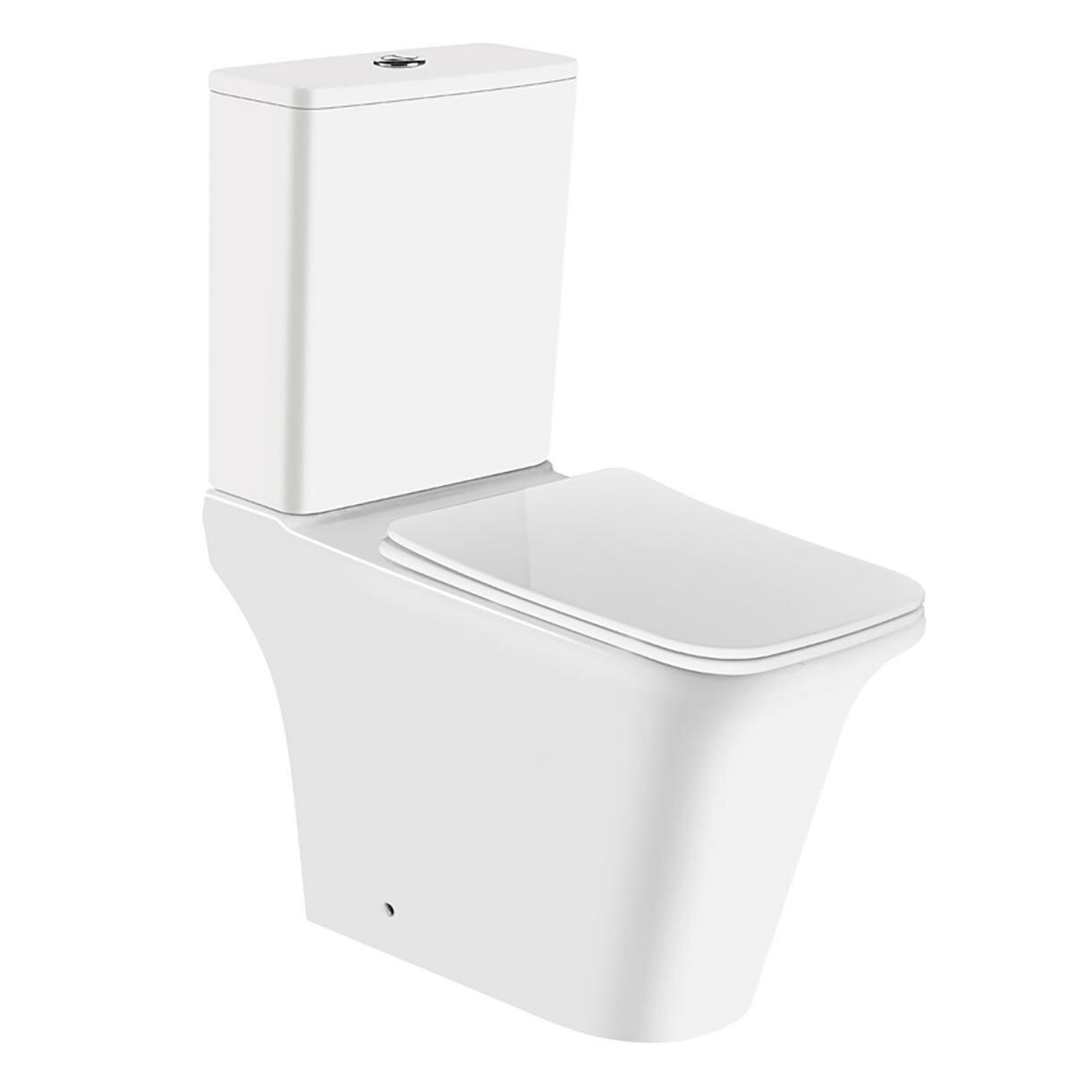 Унитаз-компакт Azario Avero AZ-3121 с бачком и сиденьем Микролифт