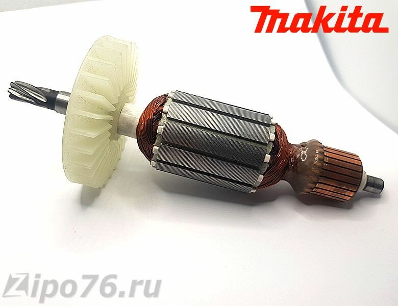 Якорь для перфоратора макита, ротор, медная обмотка, длина 165 мм