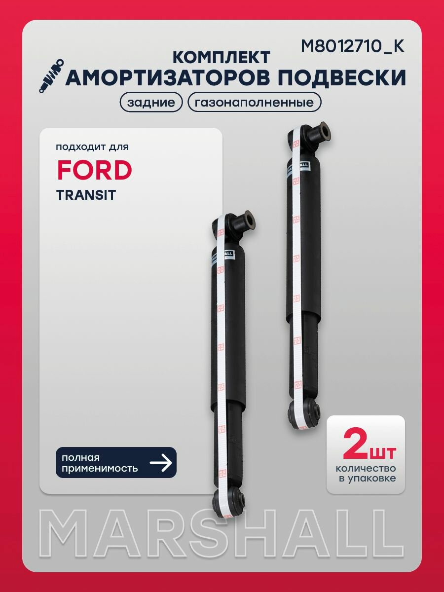 Комплект амортизаторов подвески задний Ford Форд Transit Транзит 1128539